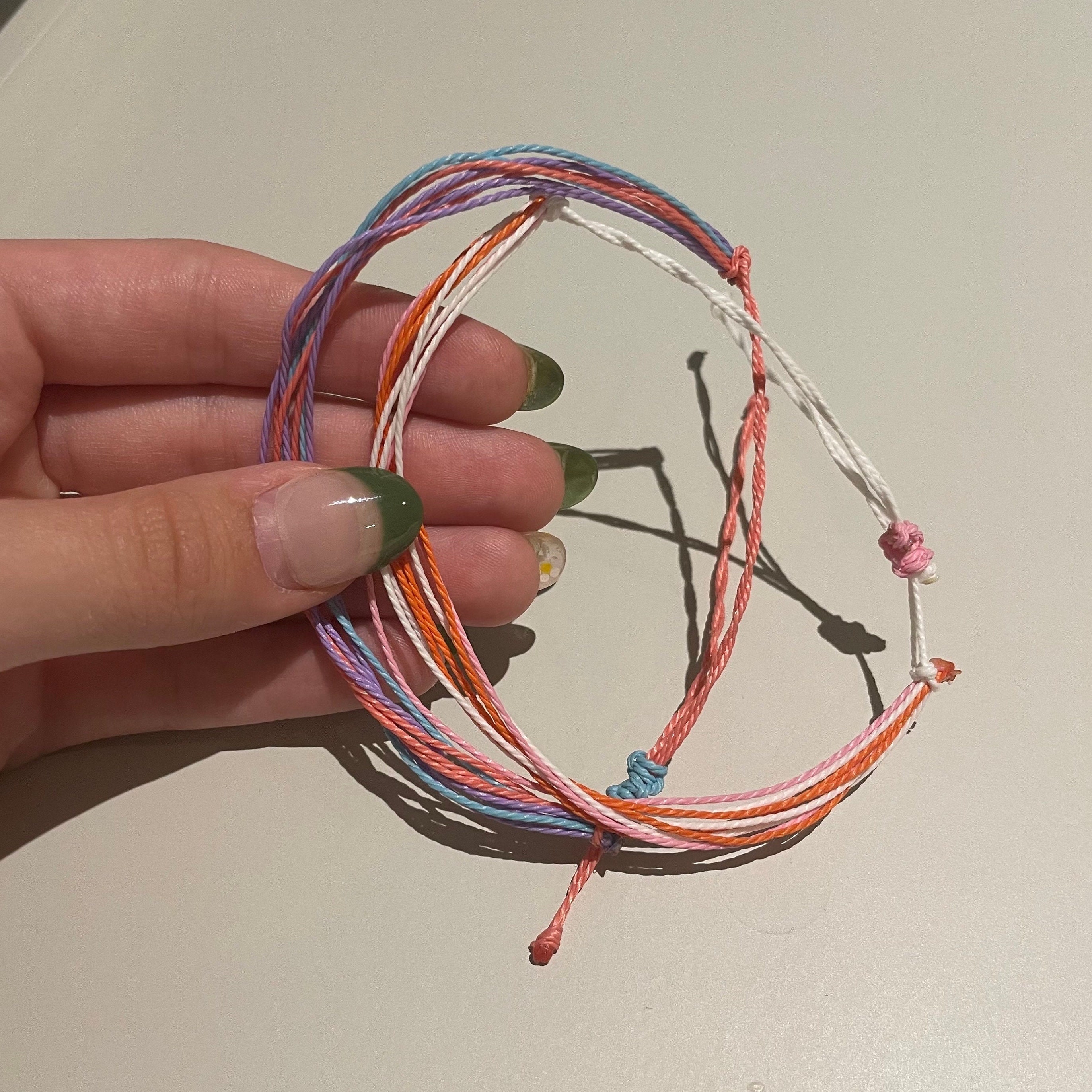 Custom Discrete Pride Flag Bracelets Lesbian Gay Bisexual - Etsy