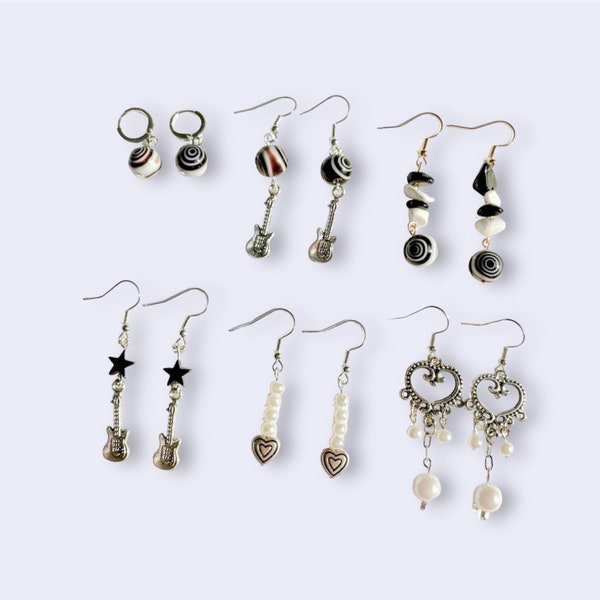 Grunge Aesthetic Earrings - Etsy UK