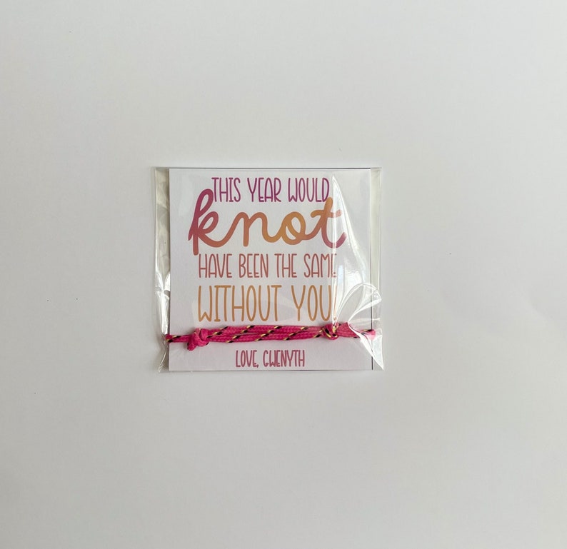 This Year Would Knot Have Been the Same With You, Classroom Favor, End ...