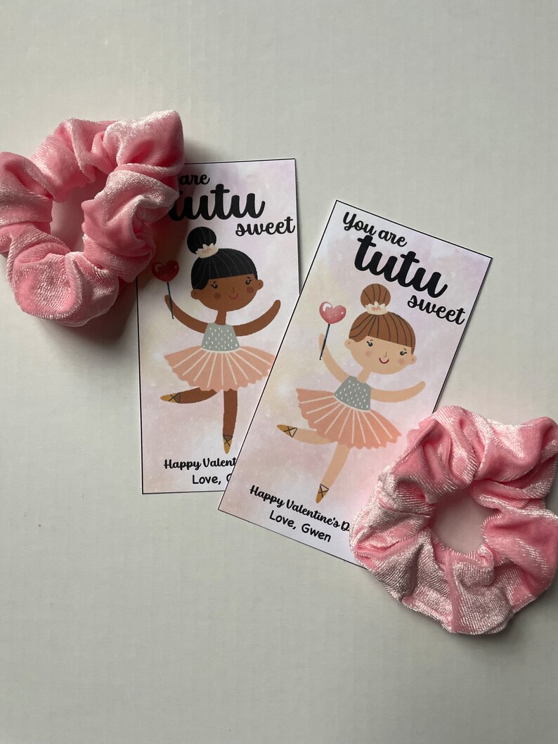 Ballet Valentine With Scrunchie - Etsy