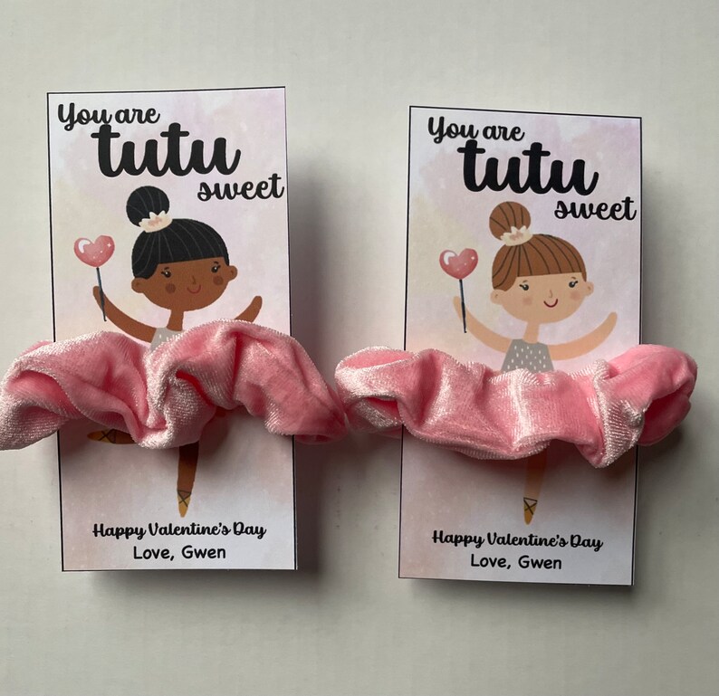 Ballet Valentine With Scrunchie - Etsy
