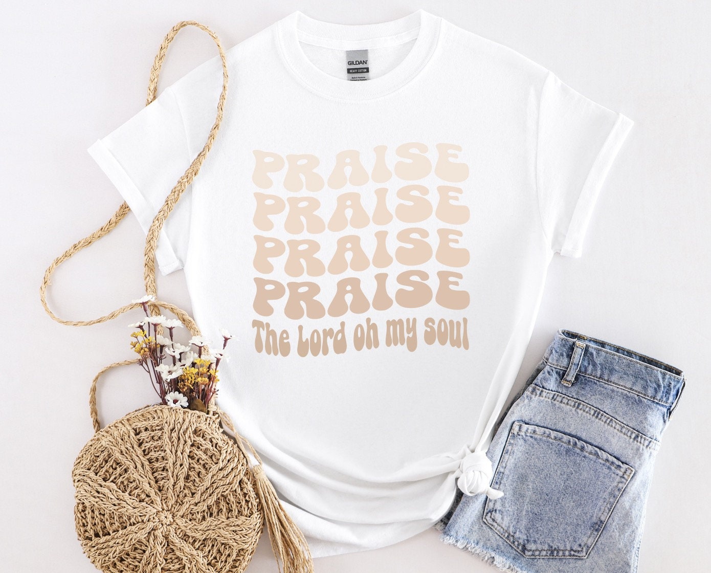 Christian T-shirt, Praise the Lord Oh My Soul Woman's T-shirt - Etsy