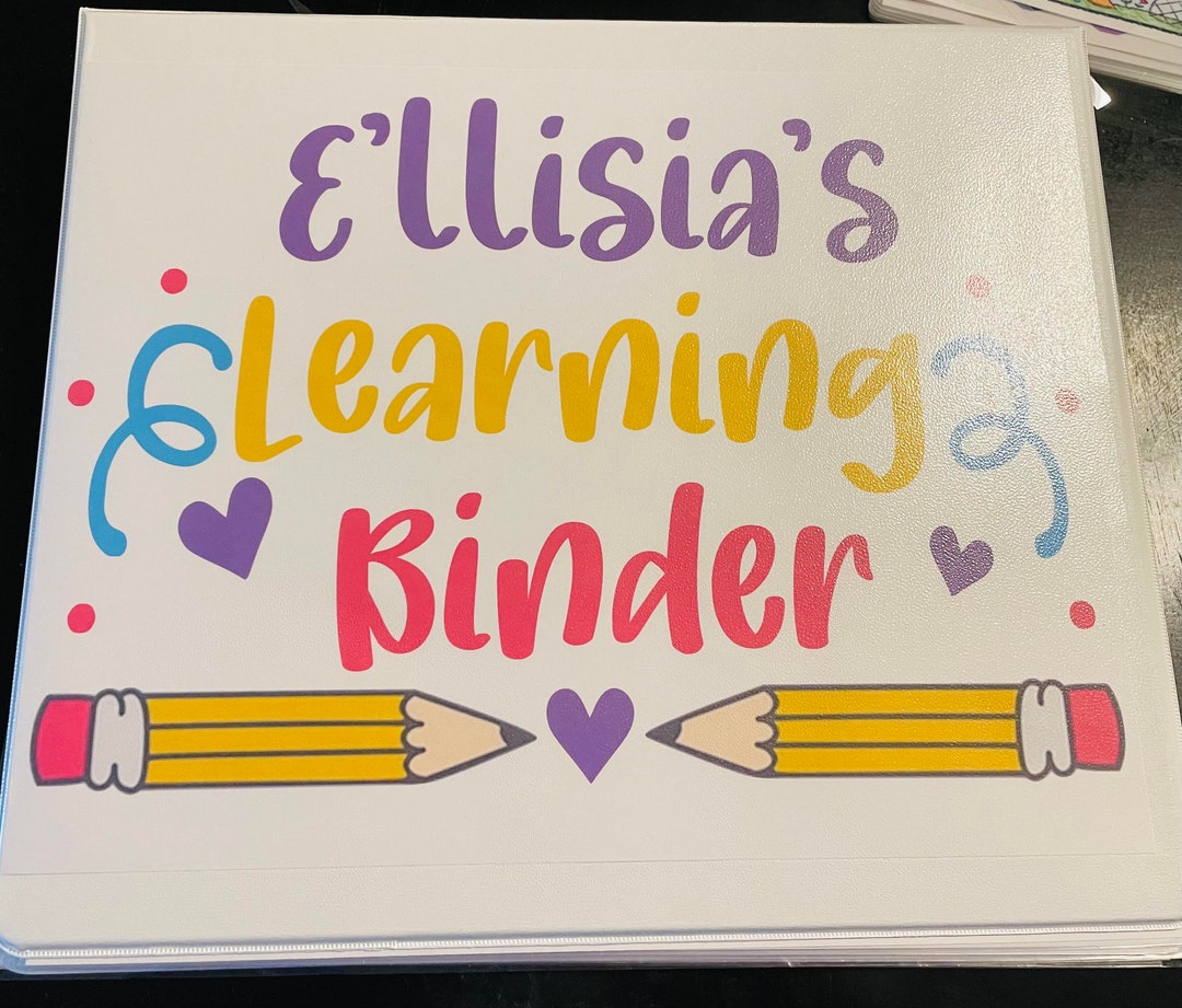 Kindergarten Learning Binder W/ Tracing - Etsy
