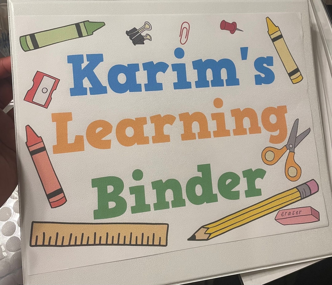 Toddler/preschool Learning Book - Etsy