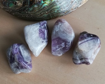 Purple and white stone | Etsy