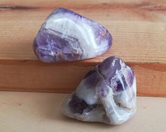 Purple and white stone | Etsy