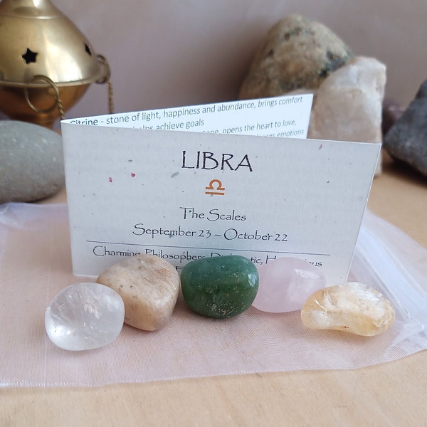 Libra Stones - Etsy