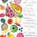 Watercolor Fruits of the Spirit Art - Etsy