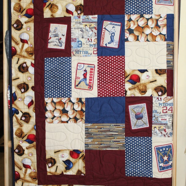 Baseball Quilt - Etsy