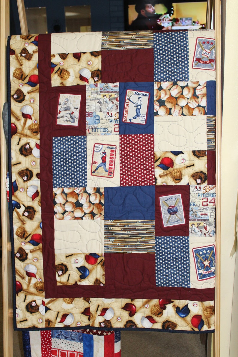 Baseball Quilt - Etsy