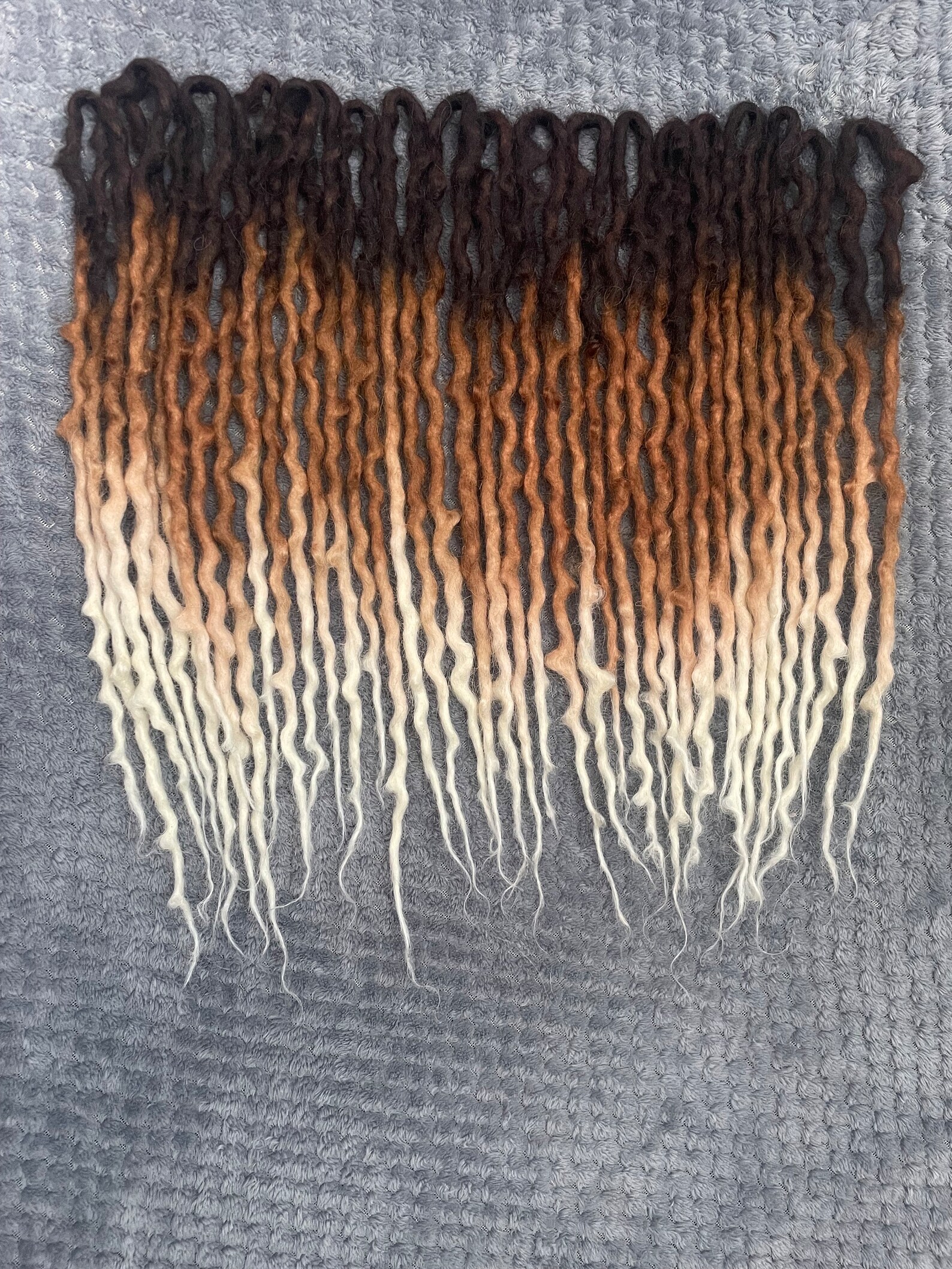 Wool Dreads| Brown Sugar Wool Dreadlocks| Brown Ombré Wool Locs ...