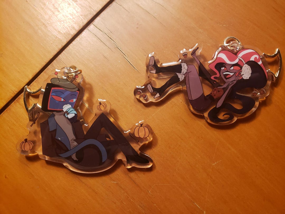 Hazbin Hotel Autumn Charms, Pins & Stickers - Etsy