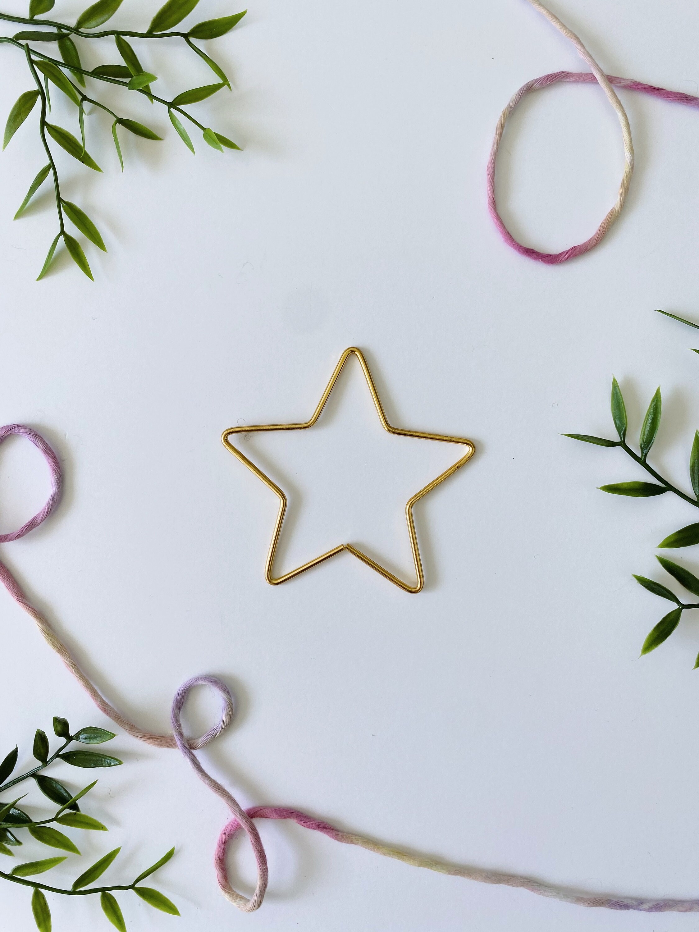 Star Wire Shape - Weaving Loom - Macrame Hoop - Craft Ring - Metal ...