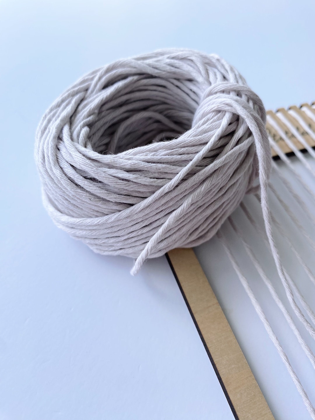 2mm Cotton Warp String - White for Weaving or Macrame - Etsy