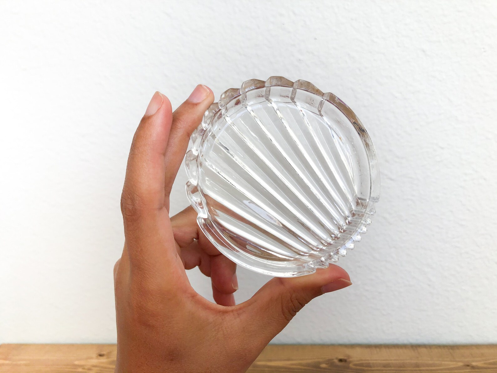 Crystal Coasters / Set of 3 Coasters / Clear Coasters / Shell | Etsy