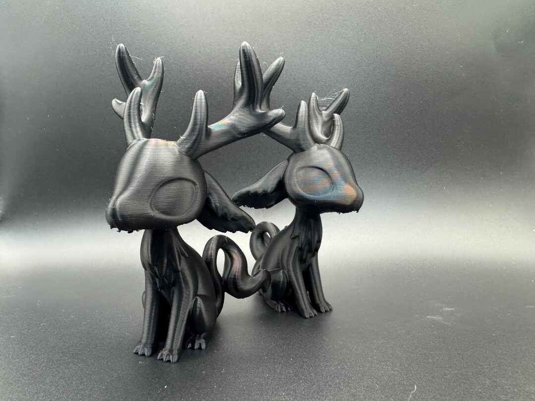Wendigo | Cryptid | Figure Base | Black | Paintable | Customizable ...