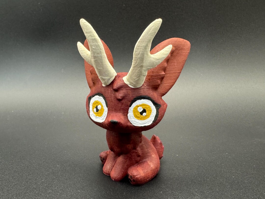 Jackalope Adopt Leylina Figurines 3D Printed Handpainted Figure Bunny ...