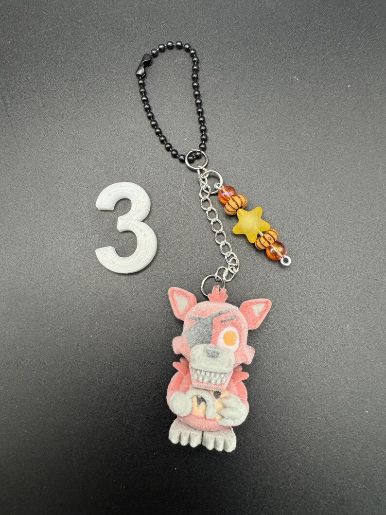 FNAF Fizzy Station | Flocked Figures | Handmade Keychains | Freddy ...