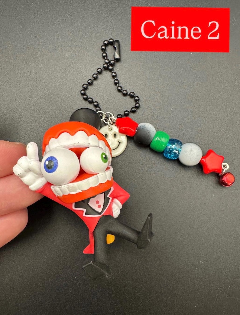 The Amazing Digital Circus | Upcycled Figure Keychains | Pomni | Caine ...