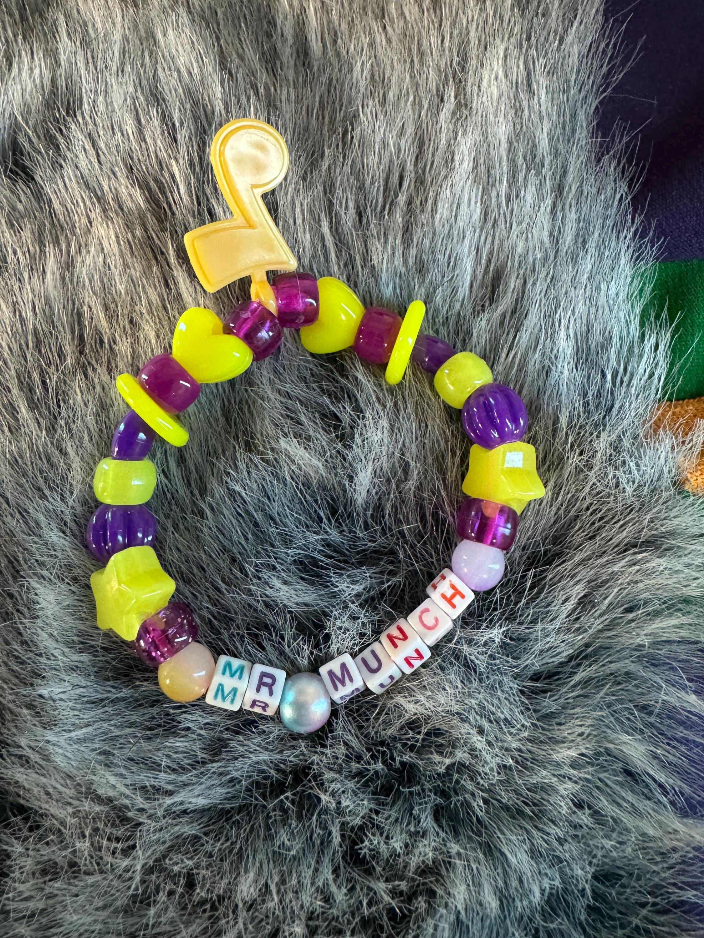 Chuck E Cheese Inspired Themed Kandi Bracelets Animatronic - Etsy