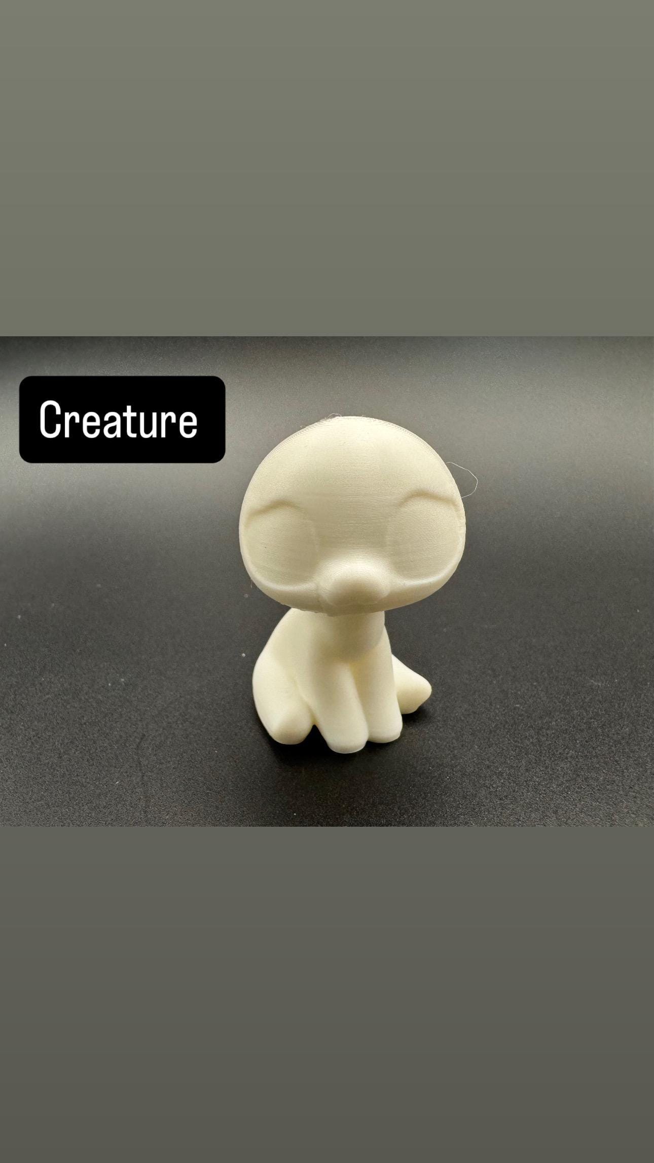 Fantasy Pet Friends Leylina Figurines 3D Printed Bases Creature ...
