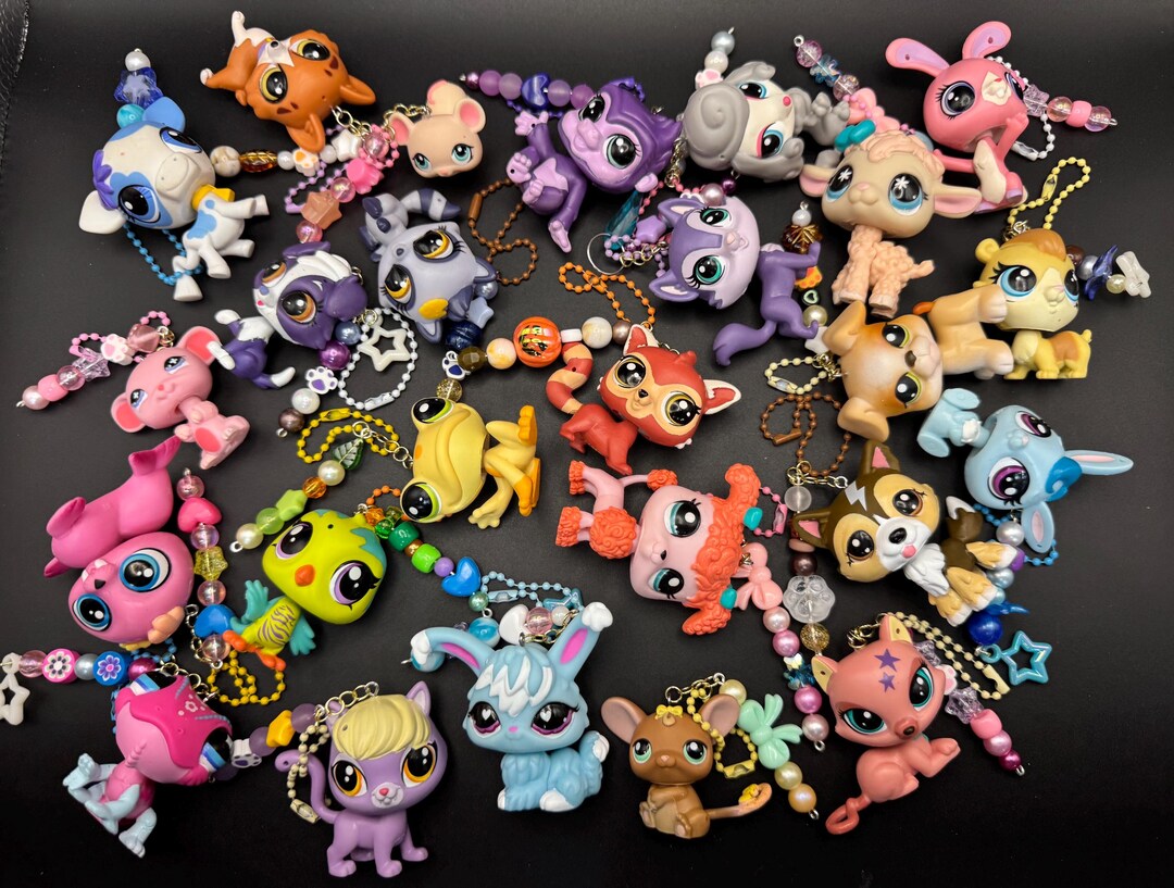 Littlest Pet Shop | LPS Inspired | Handmade Upcycled Keychains | Cute ...