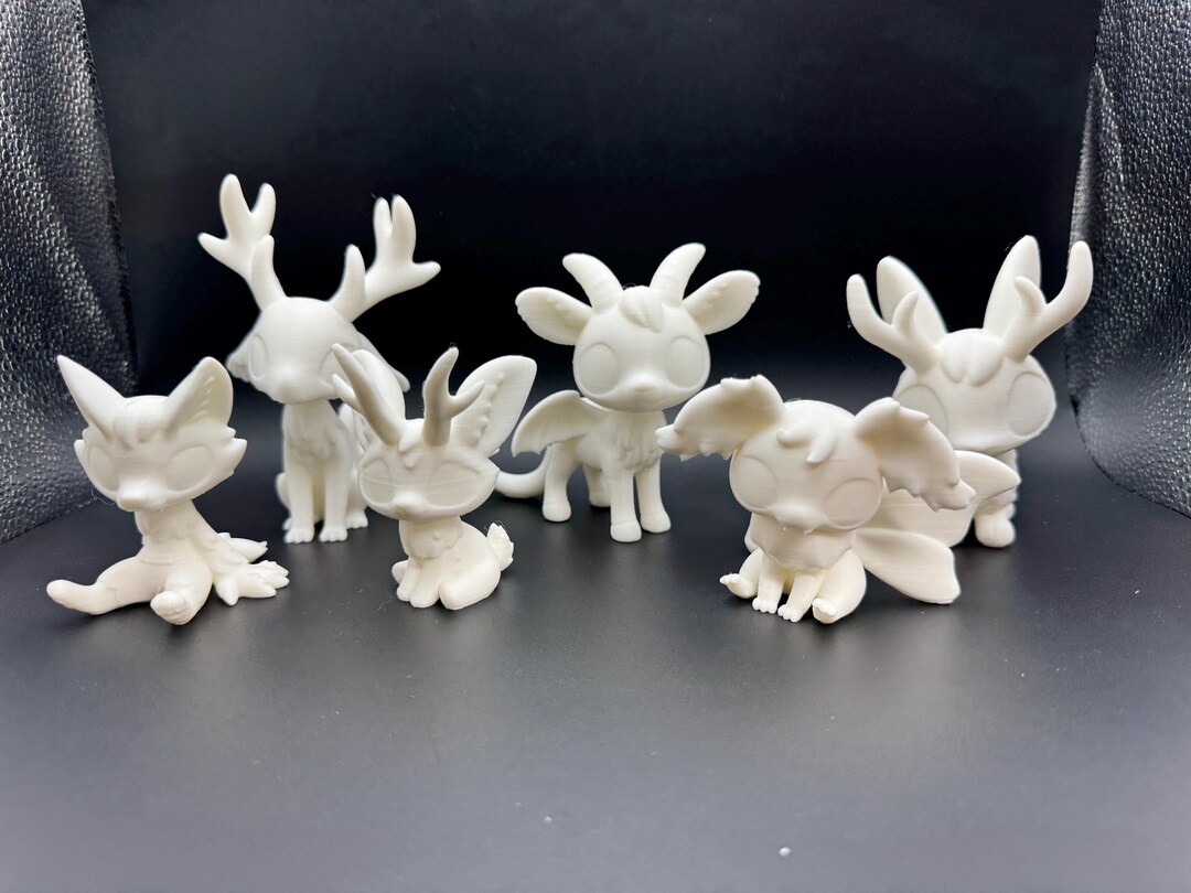 Cryptid Pet Friends | Leylina Figurines Blanks | 3D Printed Bases ...