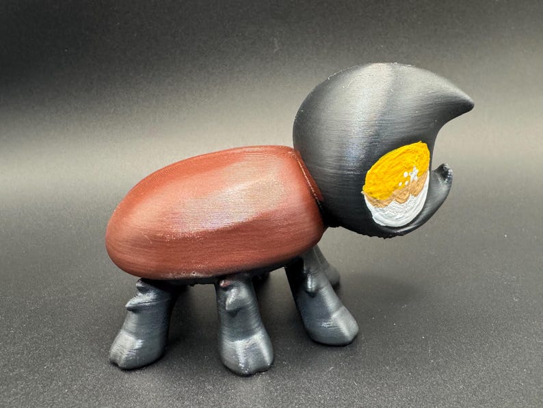 Rhino Beetle Adopt Leylina Figurines 3D Printed Handpainted Bug Figure ...