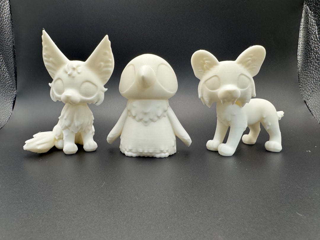 Pet Friends Leylina Figurines 3D Printed Bases Saber Tooth Tiger Maine ...