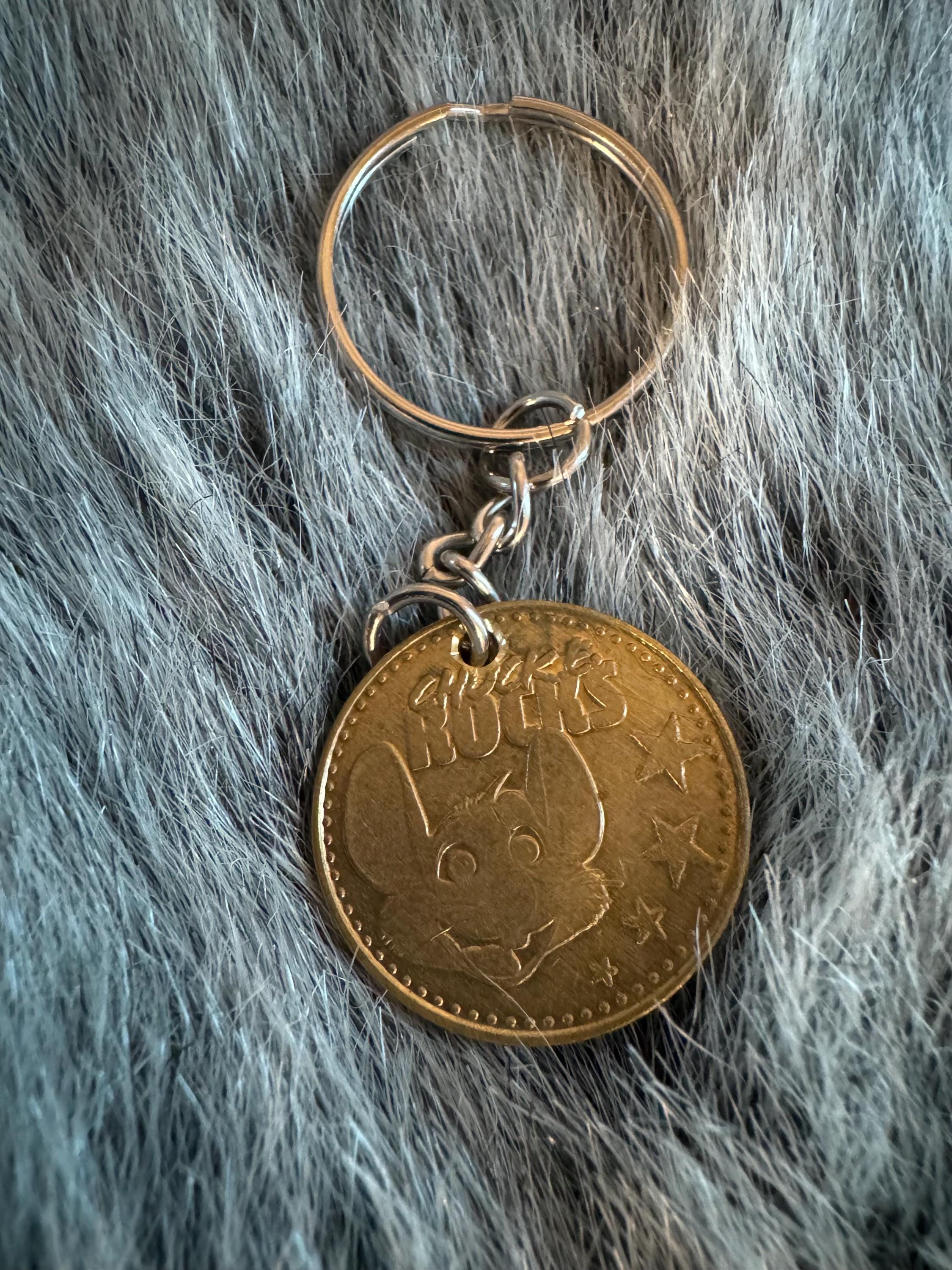 Chuck E Cheese Inspired Avenger and Juvenile Chuck Authentic Token ...