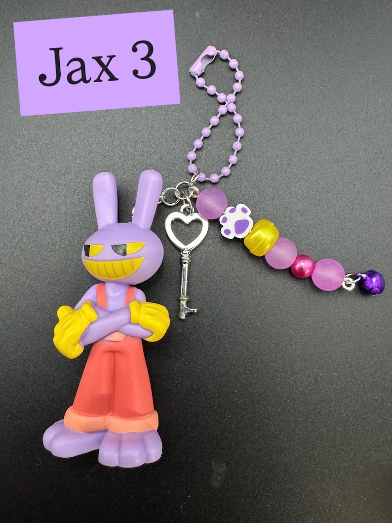 The Amazing Digital Circus | Upcycled Figure Keychains | Pomni | Caine ...