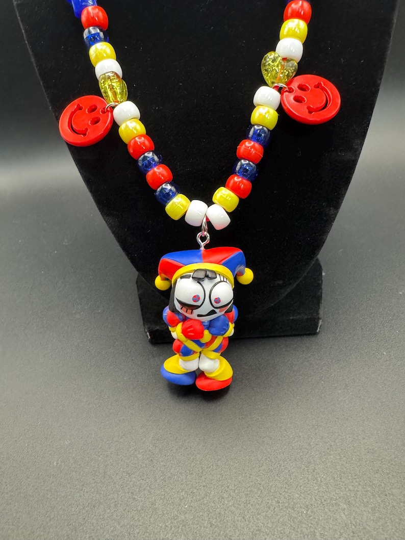 The Amazing Digital Circus | Pomni Figure Necklace | Clowncore | Jester ...