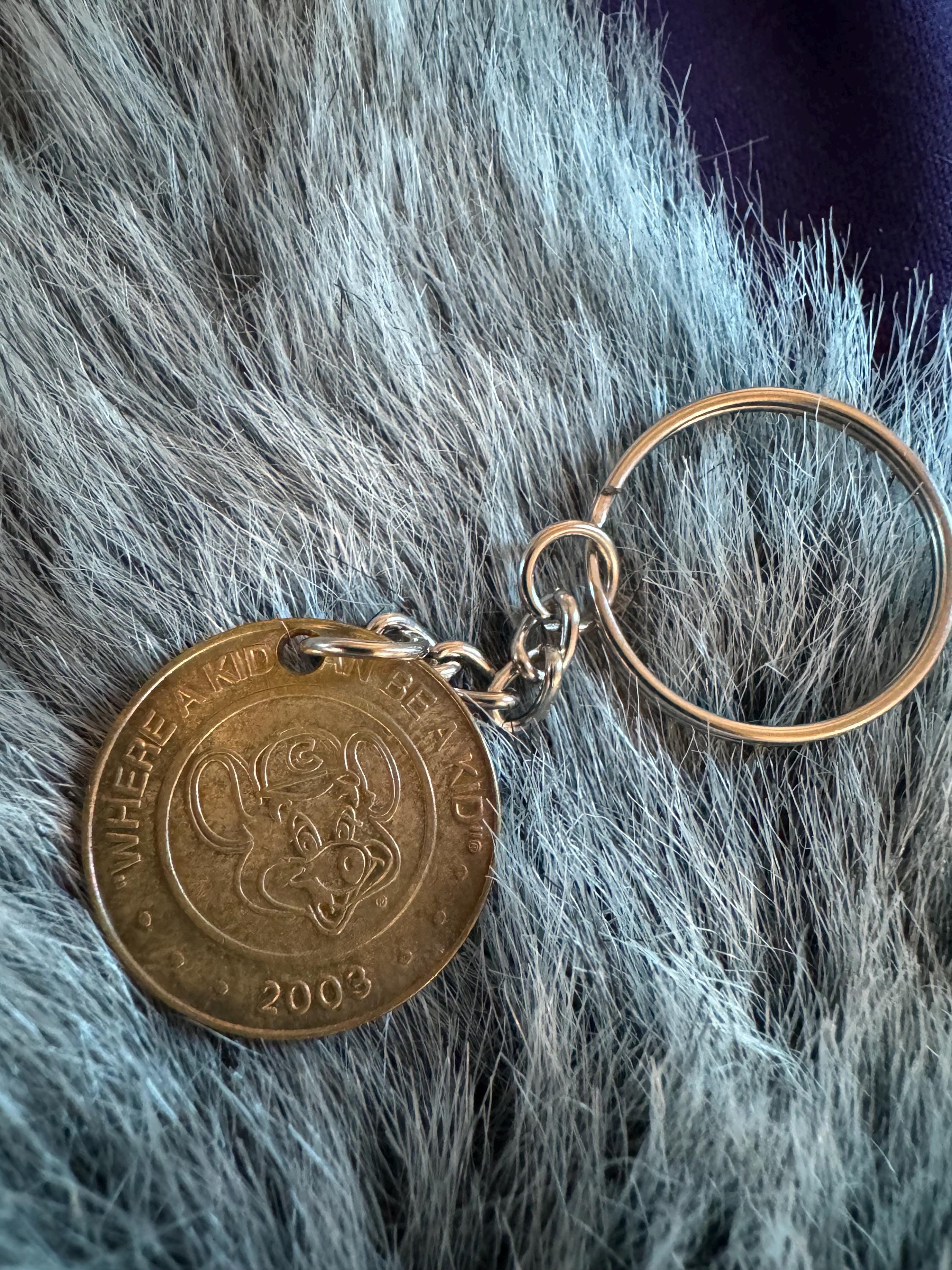 Chuck E Cheese Inspired Avenger and Juvenile Chuck Authentic Token ...