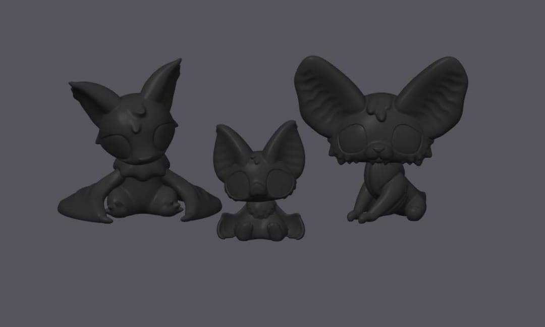 Bat Figure Bases | Leylina Figurines | Customizable | Goth | Paintable ...
