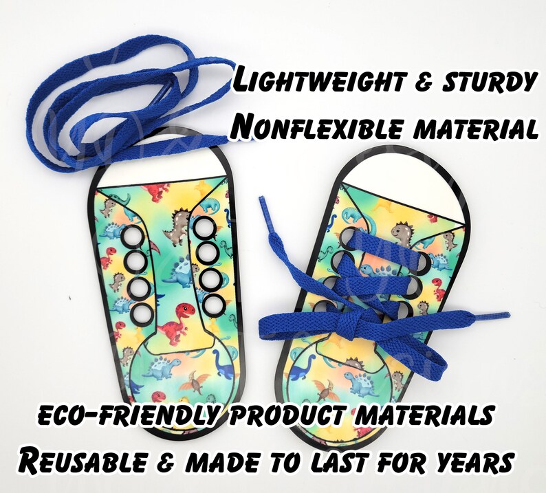 Shoe Lacing, Shoe Tying Practice Shoelaces, Kids Life Skills Activities ...