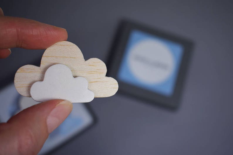 Cloud Brooch, Wood Brooch, Minimalist Brooch, Contemporary Jewellery ...