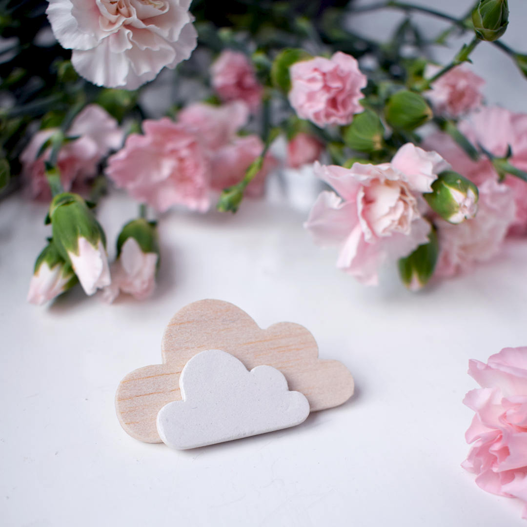 Cloud Brooch, Wood Brooch, Minimalist Brooch, Contemporary Jewellery ...