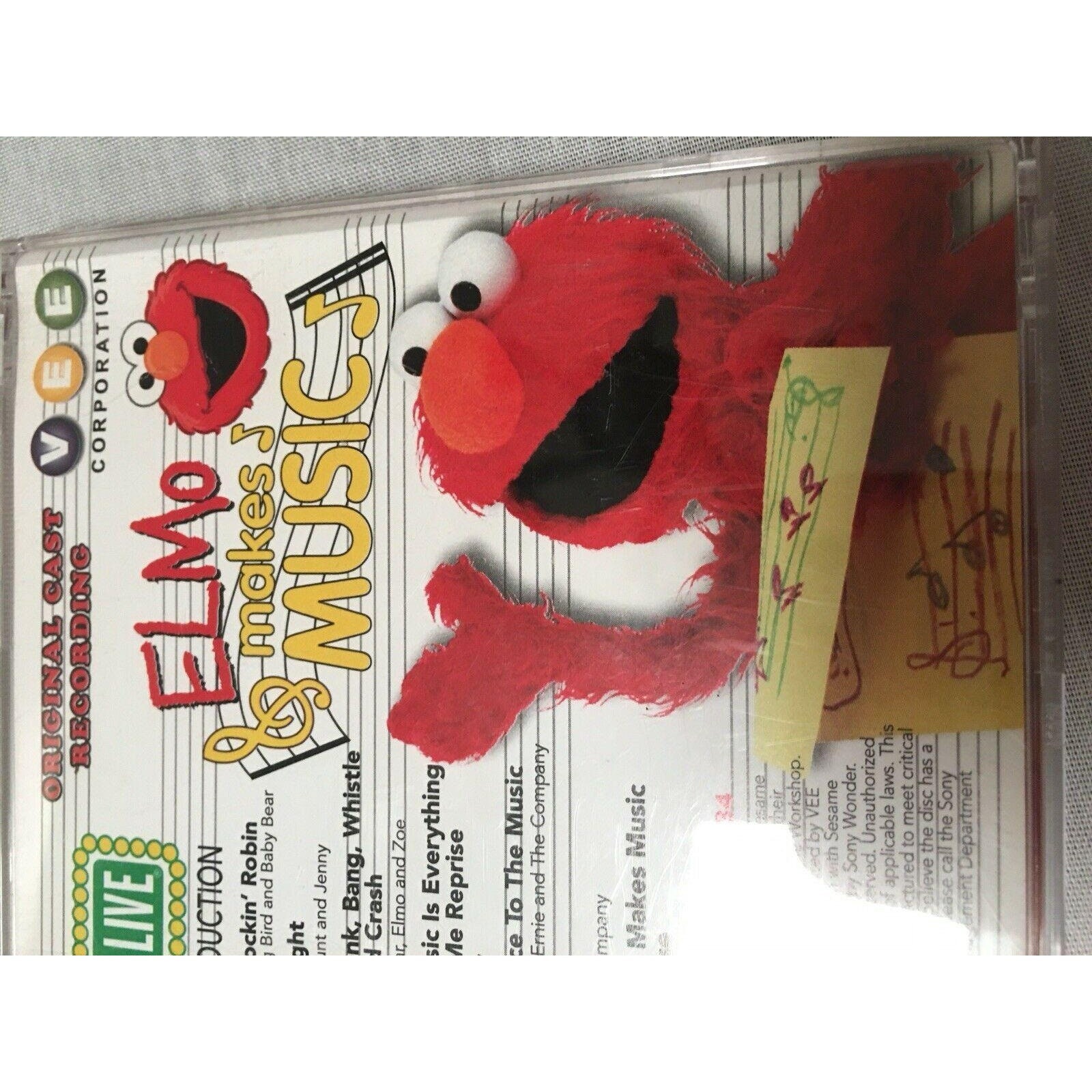 Sesame Street Live Elmo hace CD de música grabación de elenco | Etsy