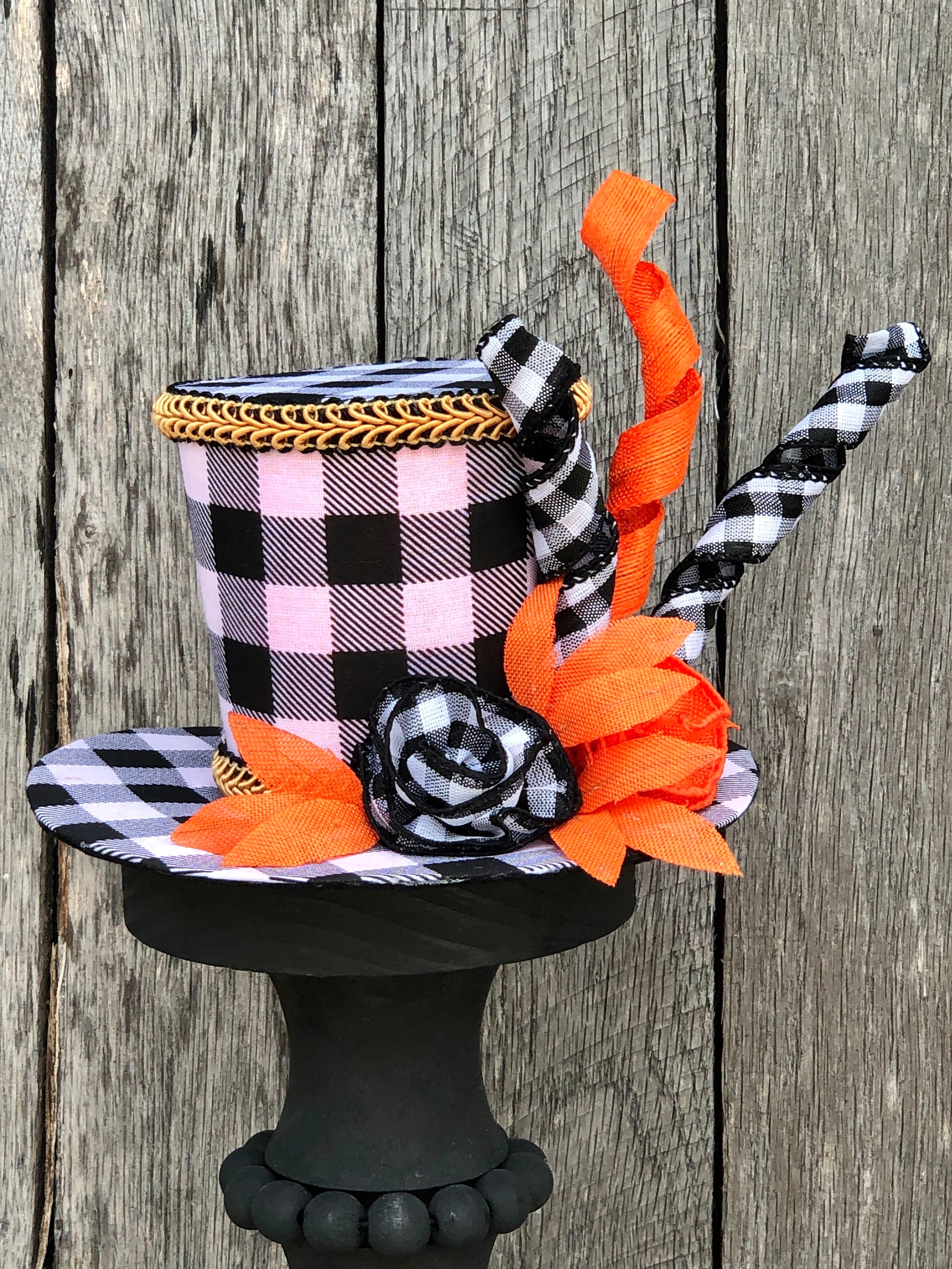 Mini Top Hat Halloween Hat Skeleton Top Hat Fascinator - Etsy