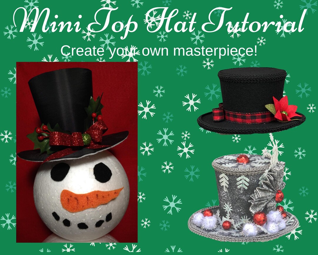 Mini Top Hat, Top Hat, Mini Top Hat Tutorial, How to Make a Mini Top ...