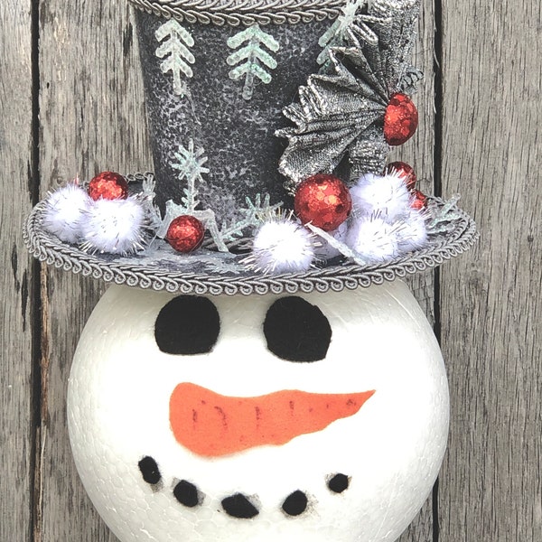 Top Hat Snowman - Etsy