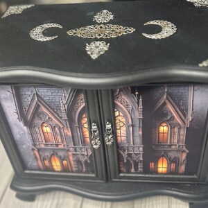 Vintage Gothic Jewelry Box Creepy Dolls Haunted Dollhouse Themed ...