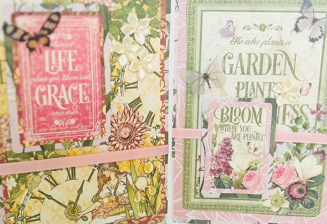 Mother Nature Garden Greeting Birthday Friendship Thank You Handmade ...