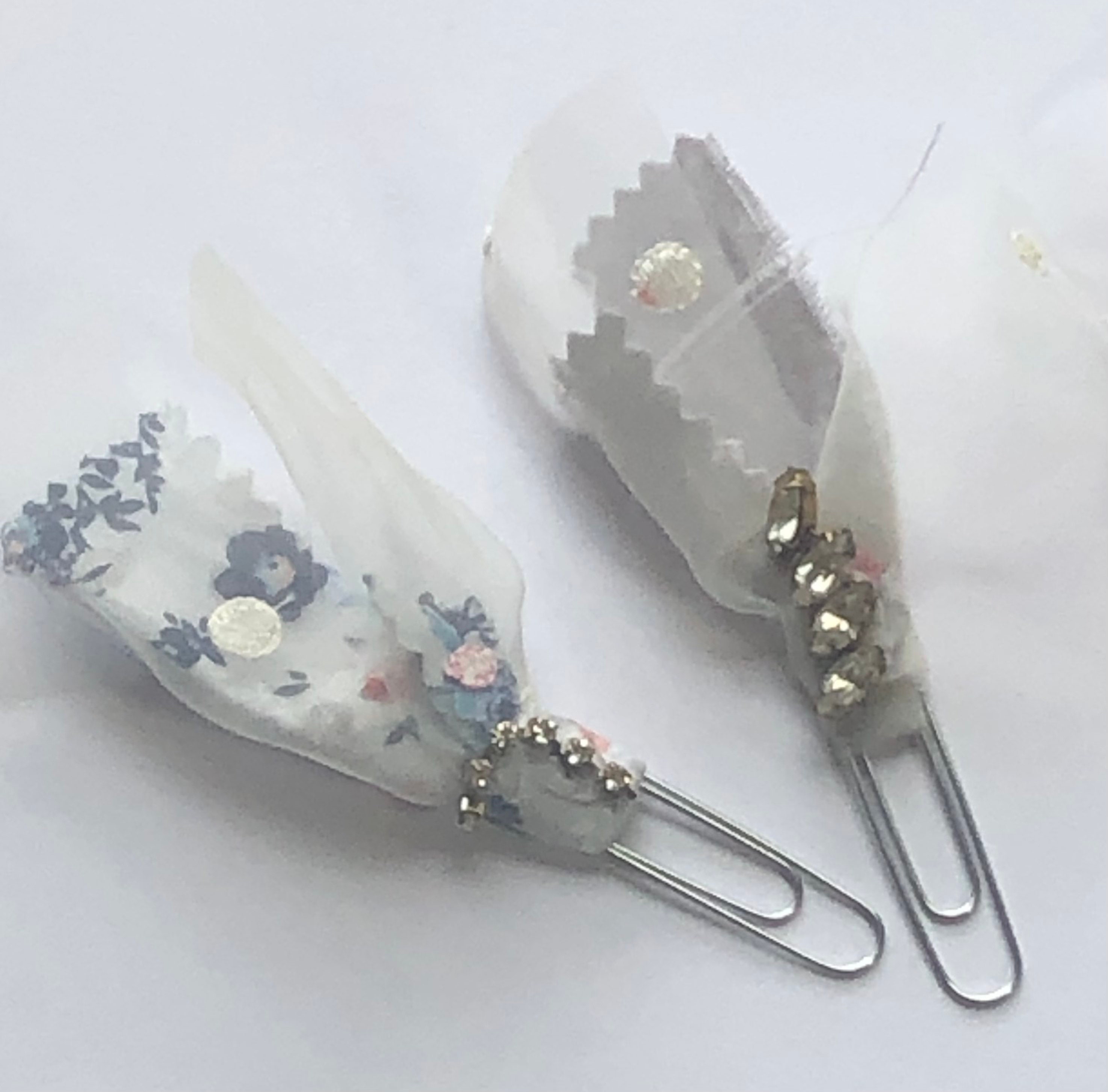 Set of 4 Altered Paper Clips for Junk Journals with Vintage | Etsy