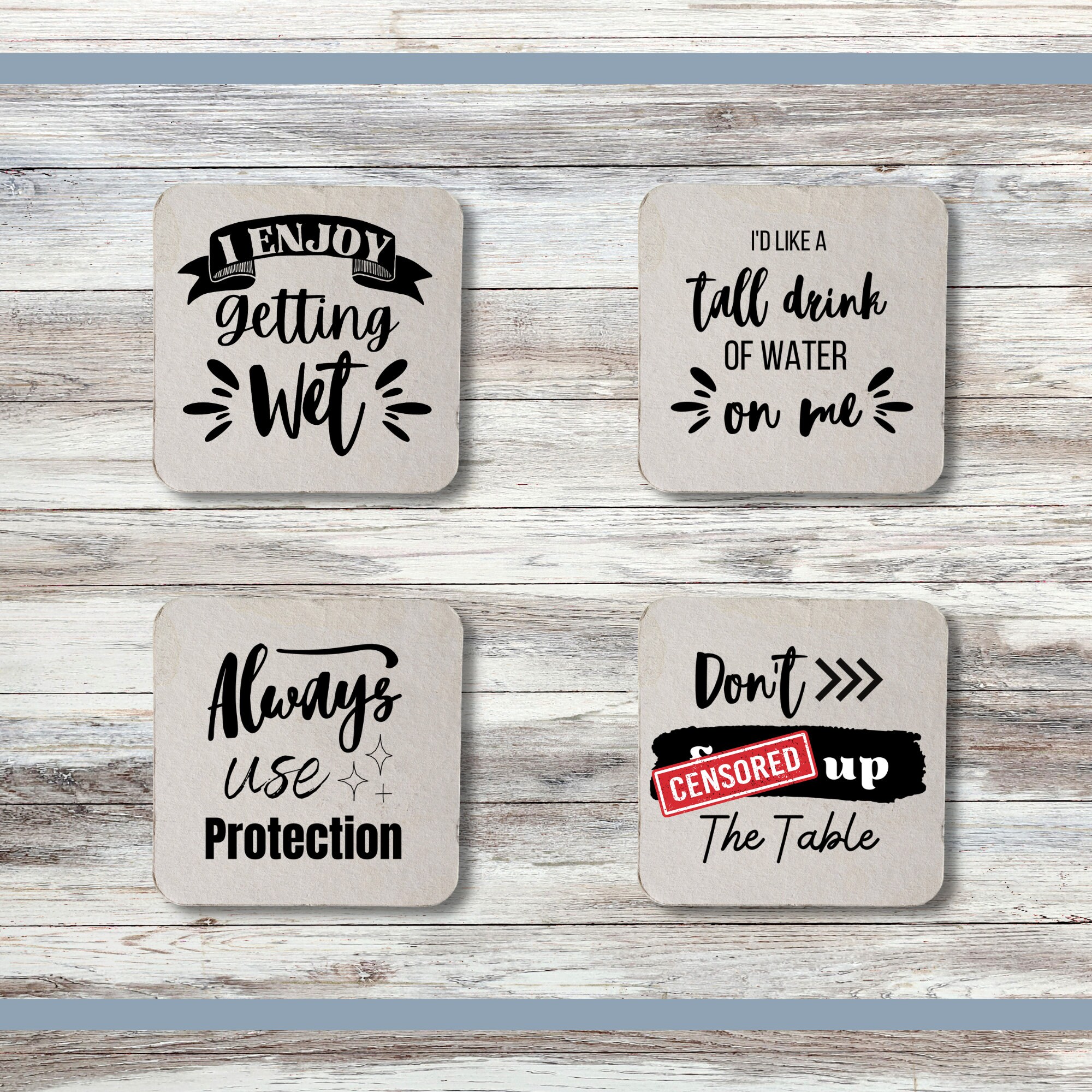 Naughty Digital Coaster Designs, Funny Coaster Quotes, Sarcastic ...