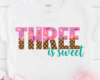 Three is so Sweet - Etsy