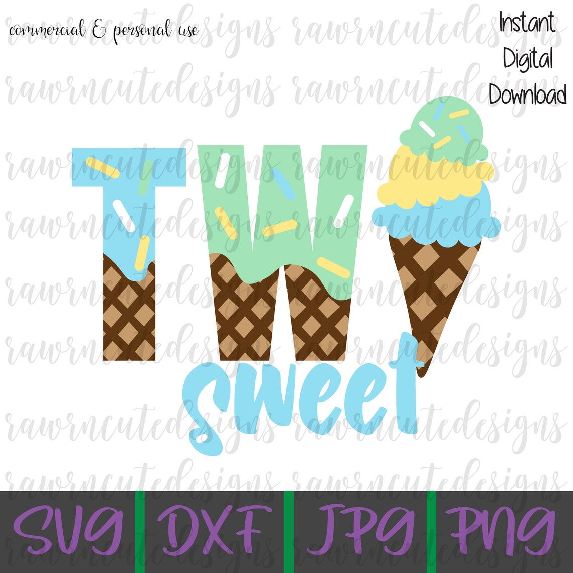 Two Sweet SVG, 2nd Birthday Svg, Birthday Girl Svg, Birthday Boy Svg ...