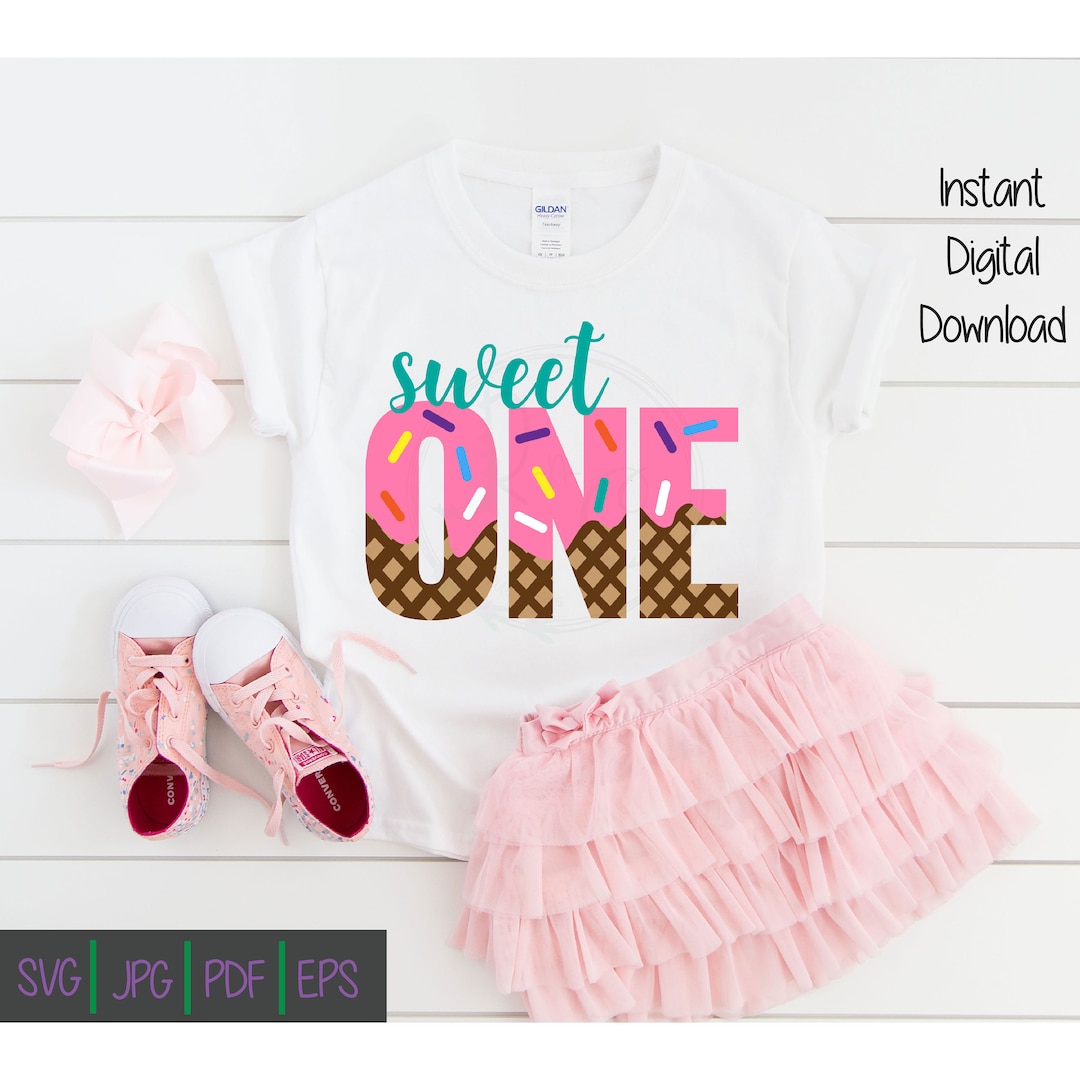Sweet One SVG, First Birthday Svg, Birthday Girl Svg - Etsy