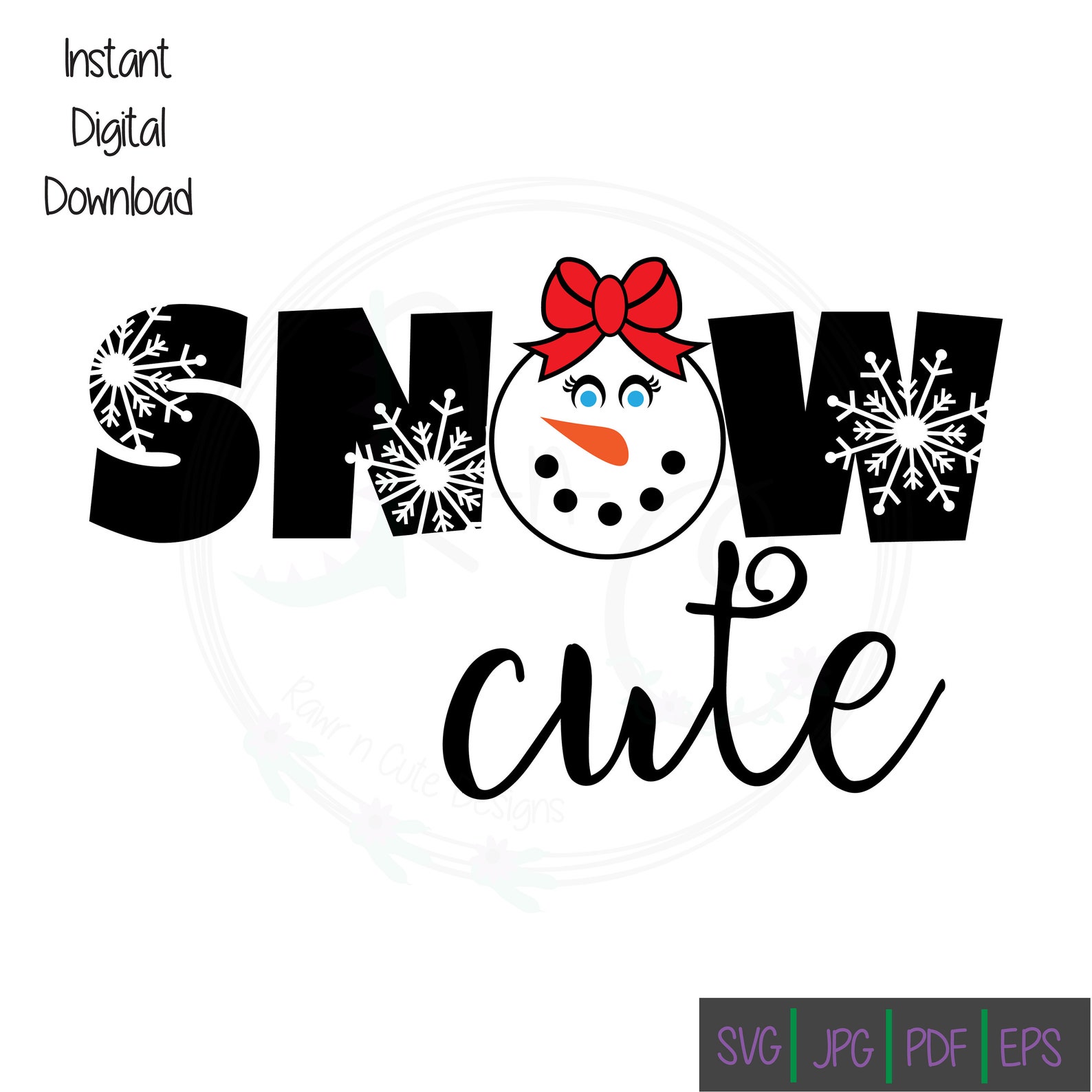 Snow Cute SVG, Snowman Svg, Winter, Snow - Etsy