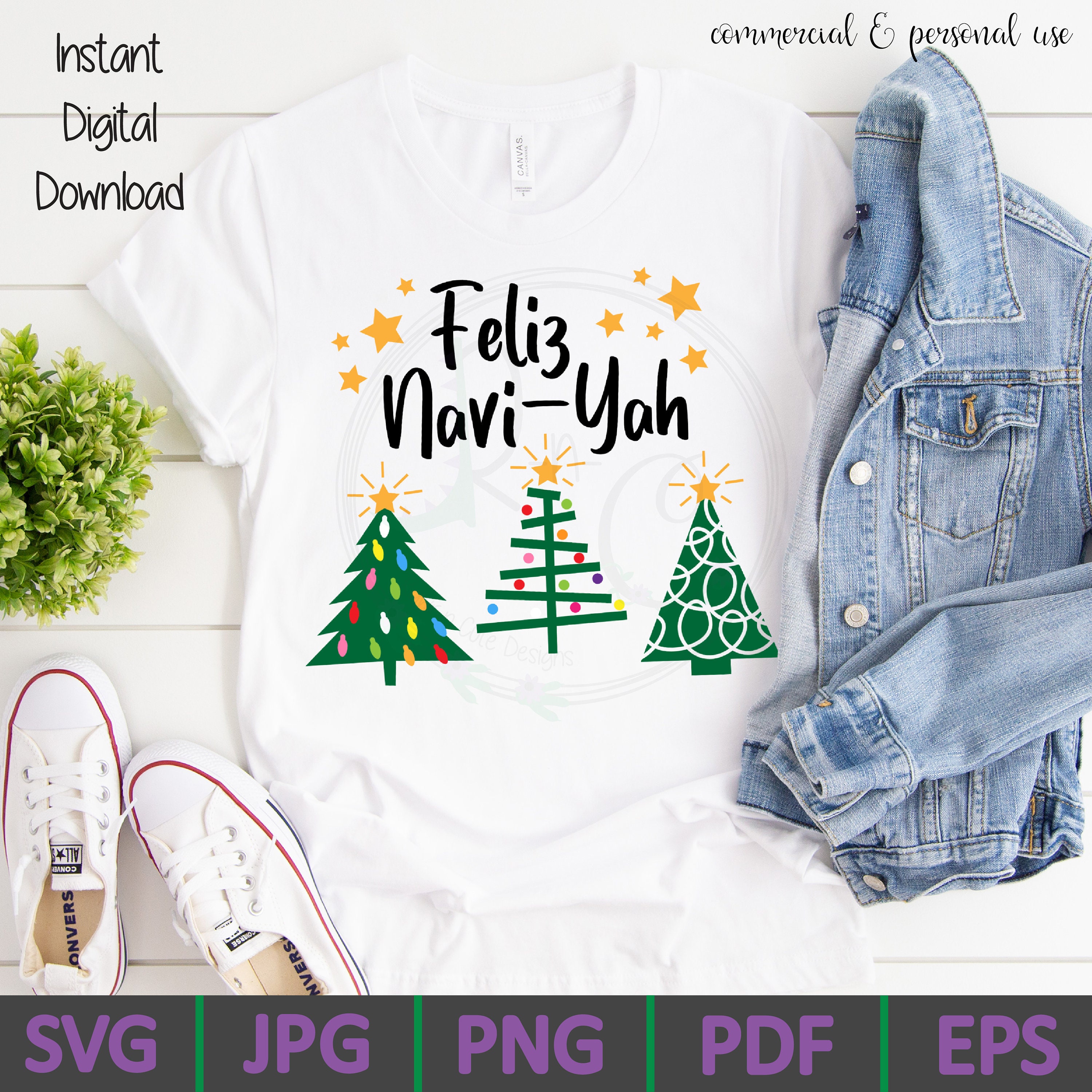 Feliz Navi-Yah SVG Christmas cut file | Etsy